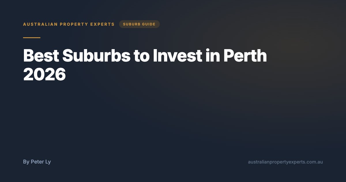Best Suburbs to Invest in Perth 2026